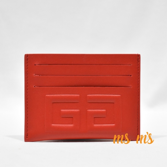 Givenchy | Bags | Nwt Givenchy G Emblem Red Card Case | Poshmark